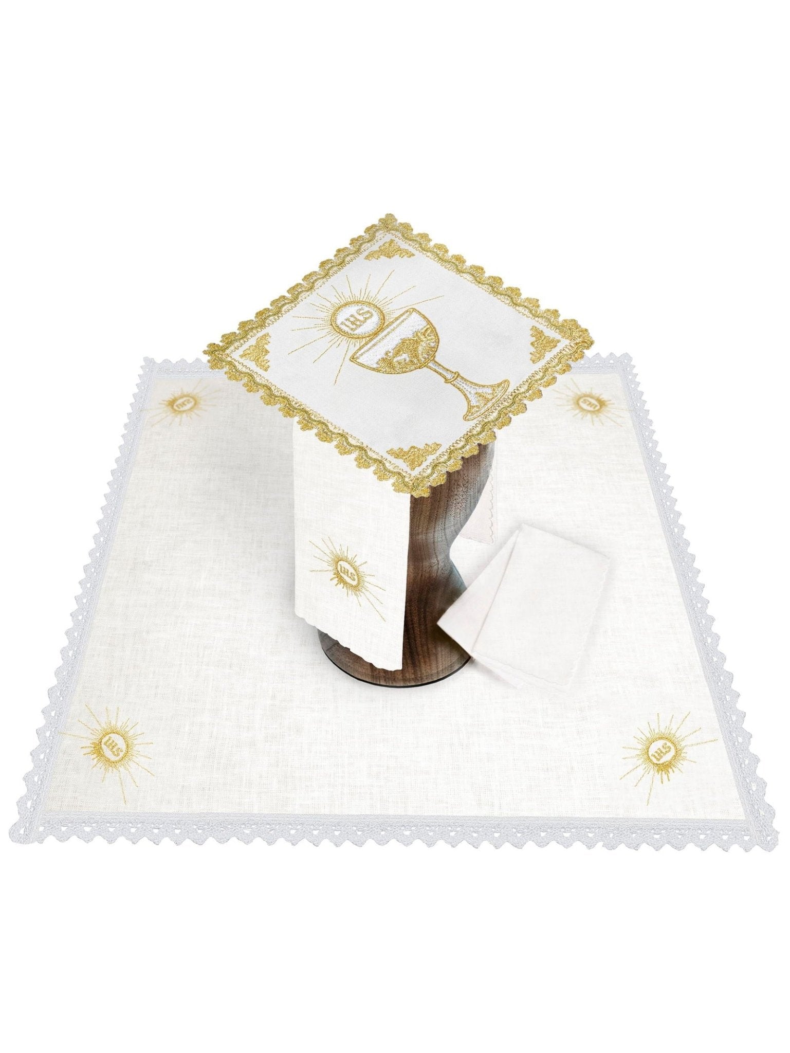 Ensemble Linge Autel Calice Or - Liturgie de Qualité – CHASUBLES.FR